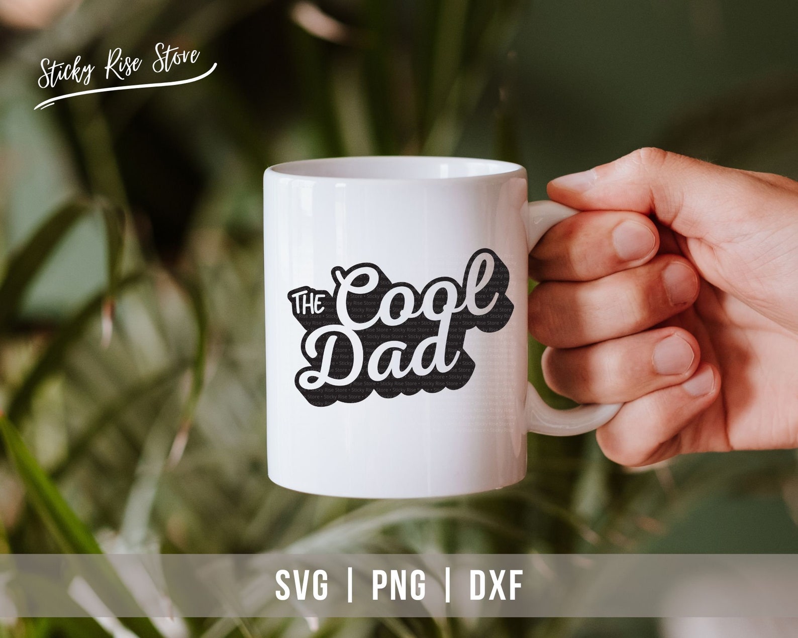 The Cool Dad SVG PNG, Fathers Day SVG, Funny Dad Shirt Svg, Father's ...