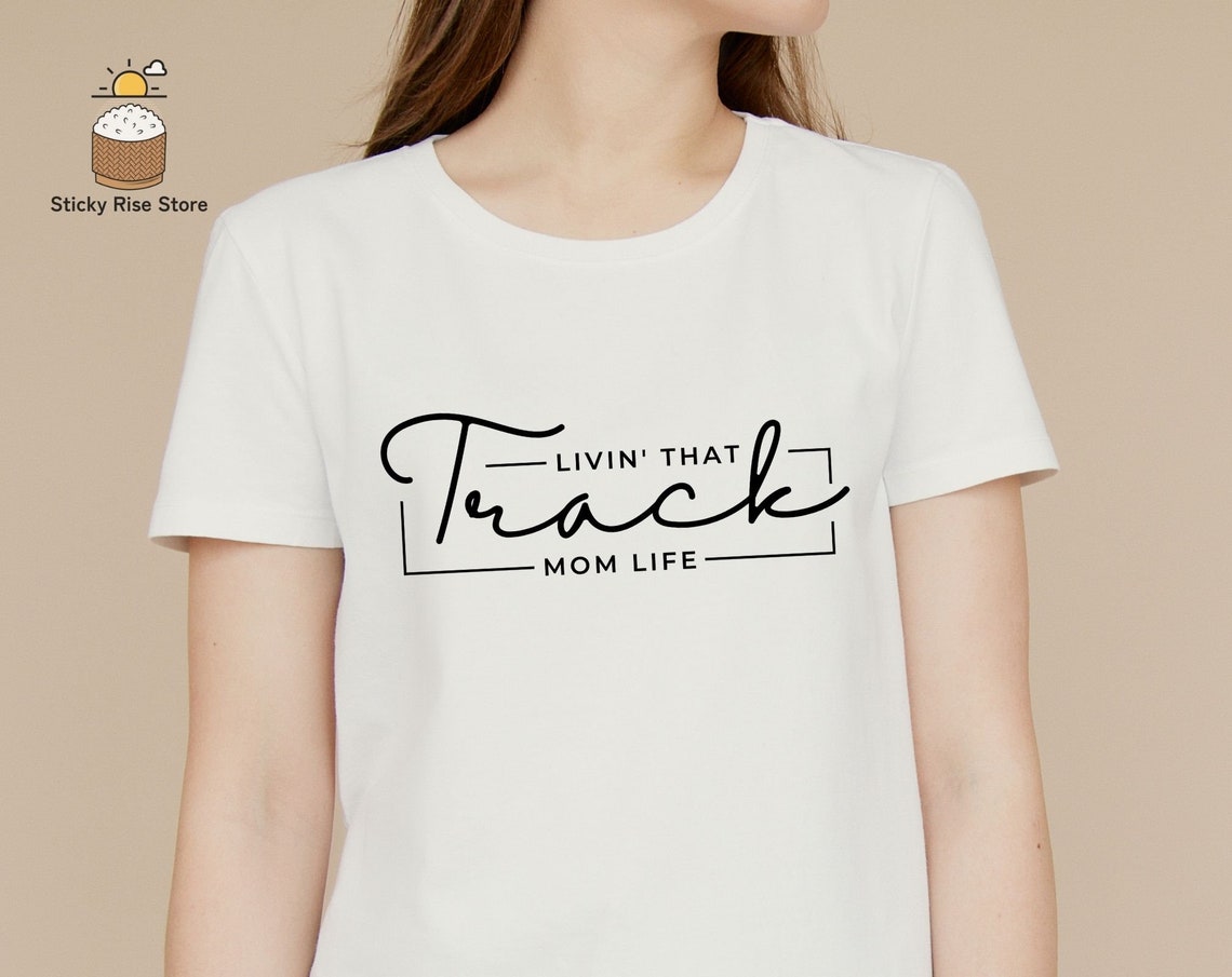 Livin That Track Mom Life Svg Png Track Mom Svg Track and | Etsy