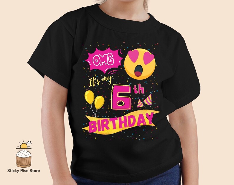 OMG Its My Birthday PNG 1st 2nd 3rd 4th 5th 6th 7th 8th 9th | Etsy