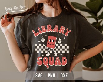 Library Squad PNG Back to School Elementary School Digital - Etsy
