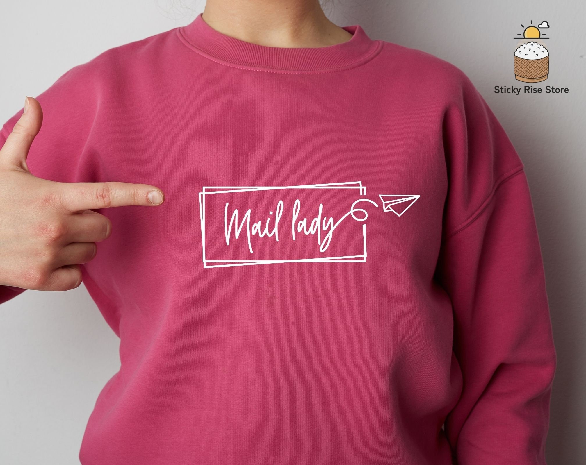 Mail Lady Svg Png Dxf, Paper Plane Design, Envelope Svg, Mail Carrier ...