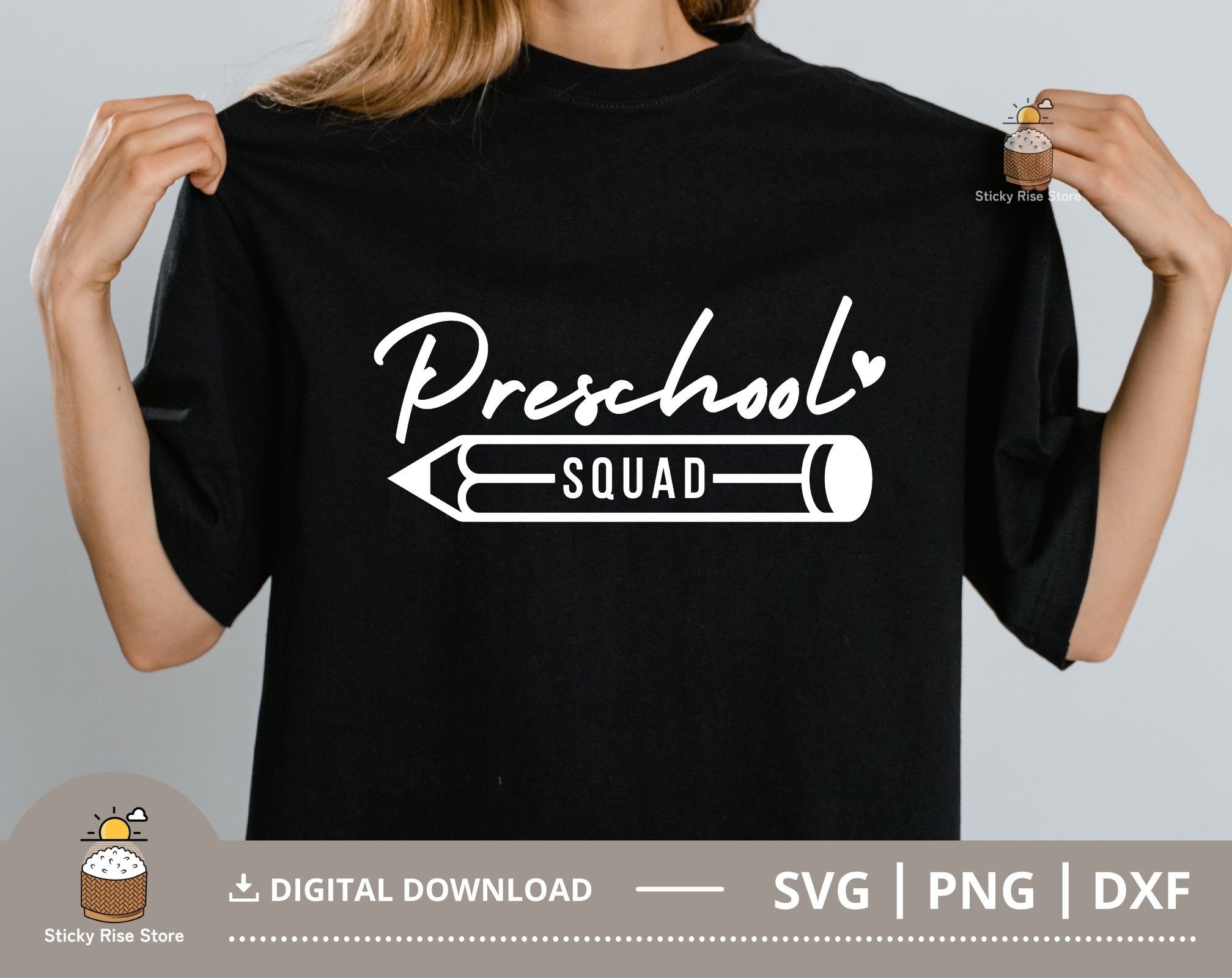 Preschool Squad SVG, Preschool Teacher Shirt Svg, Pre-k Svg, Preschool ...