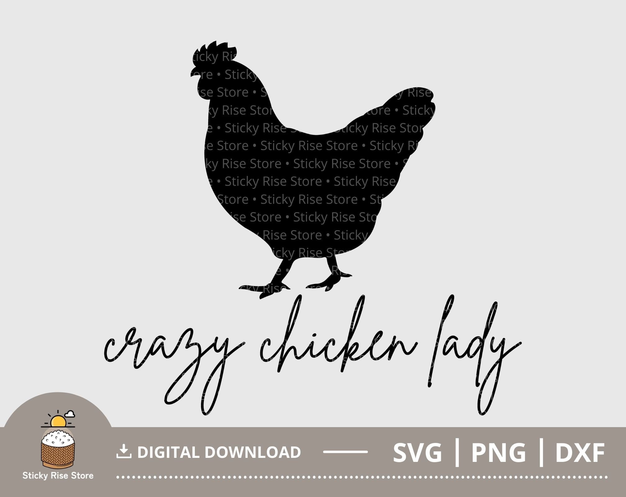 Crazy Chicken Lady Svg Chicken Mama Svg Chicken Mom Shirt - Etsy UK