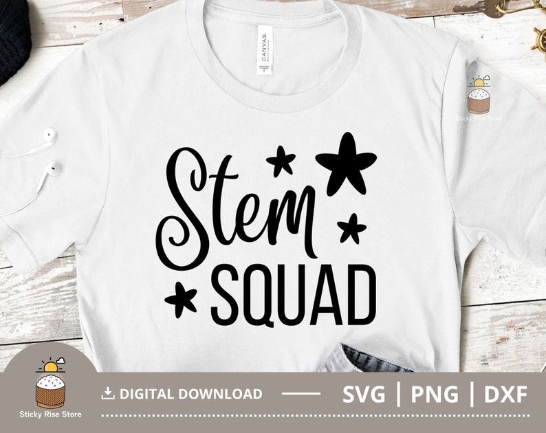 Stem Squad Svg Png Stem Teacher Svg Science Technology - Etsy