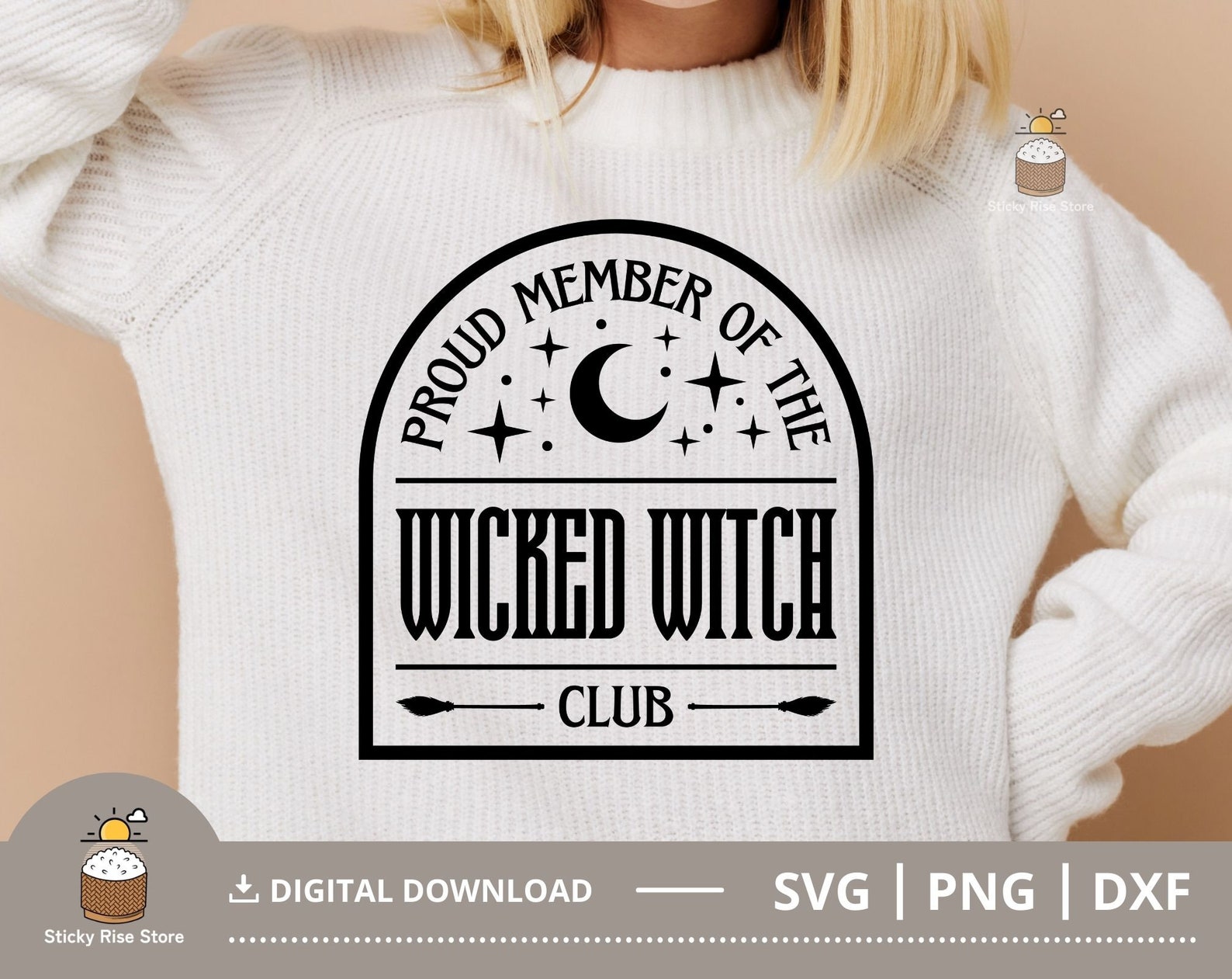 Proud Member Witch Club Svg, Wicked Witch Svg, Bad Witch Svg, Halloween ...