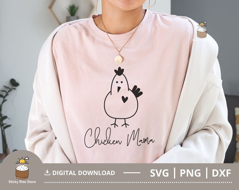 Chicken Mama Svg Crazy Chicken Lady Svg Chicken Mom Svg - Etsy