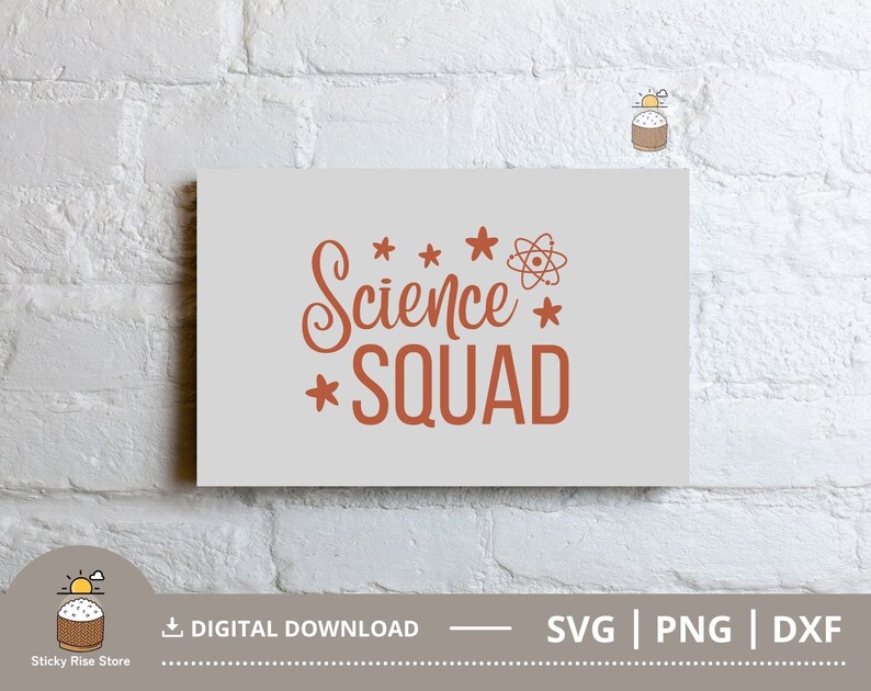 Science Squad SVG PNG Science Teacher Svg Science Teacher | Etsy