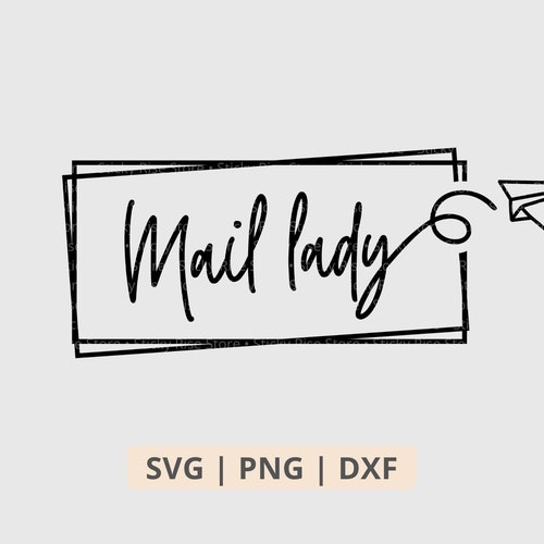 Mail Lady Svg Png Dxf Paper Plane Design Envelope Svg Mail - Etsy