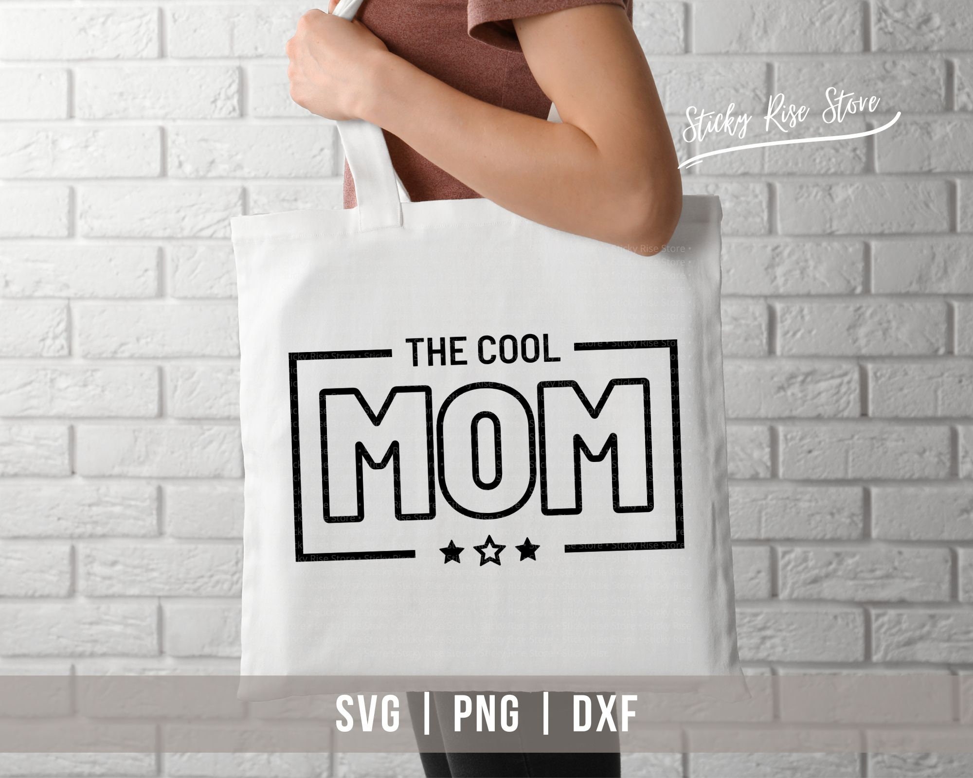 The Cool Mom SVG PNG Mom Life Svg Mama Sublimation Mothers - Etsy