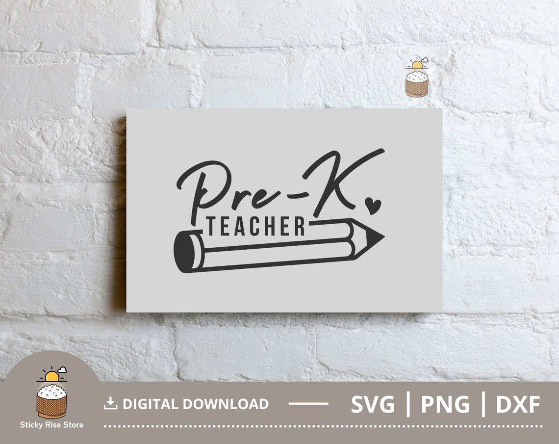 Pre-k Teacher SVG Pre K Squad Shirt Svg Pencil Design | Etsy