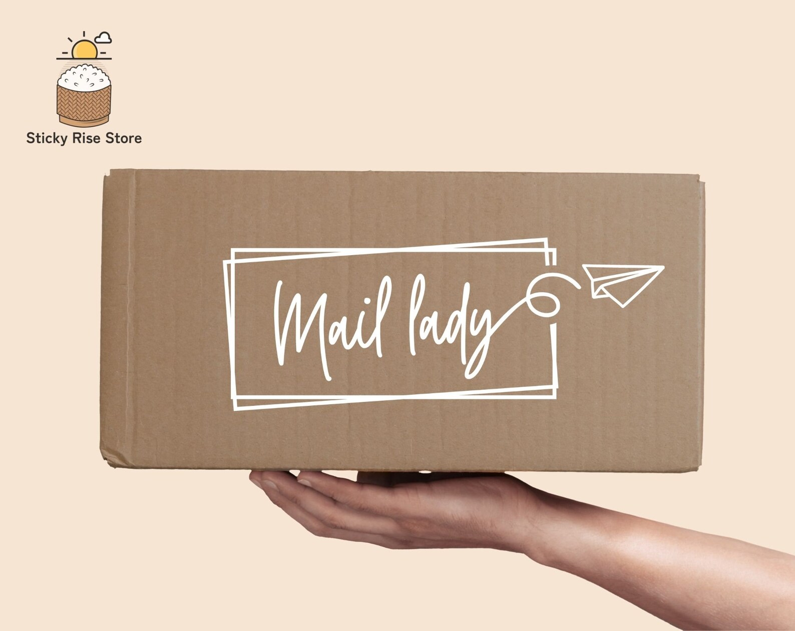 Mail Lady Svg Png Dxf, Paper Plane Design, Envelope Svg, Mail Carrier ...