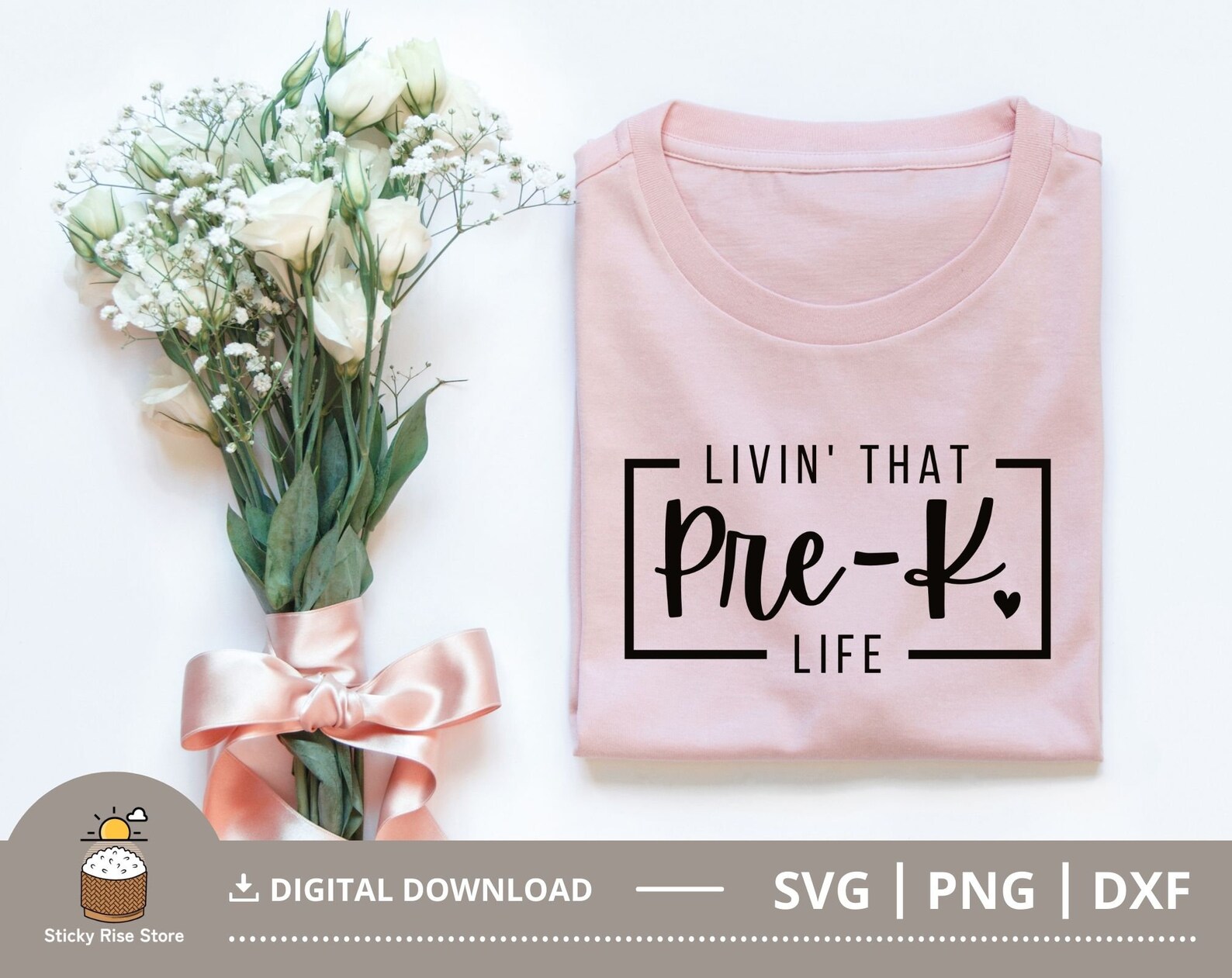 Livin That Pre-k Life SVG, Pre K SVG PNG, Preschool Svg, Prek Teacher ...