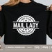 First Class Mail Lady Svg Png Dxf, Funny Women Mail Carrier Svg, Postal ...