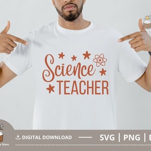 Science Teacher SVG PNG, Science Squad Svg, Science Teacher Shirt ...