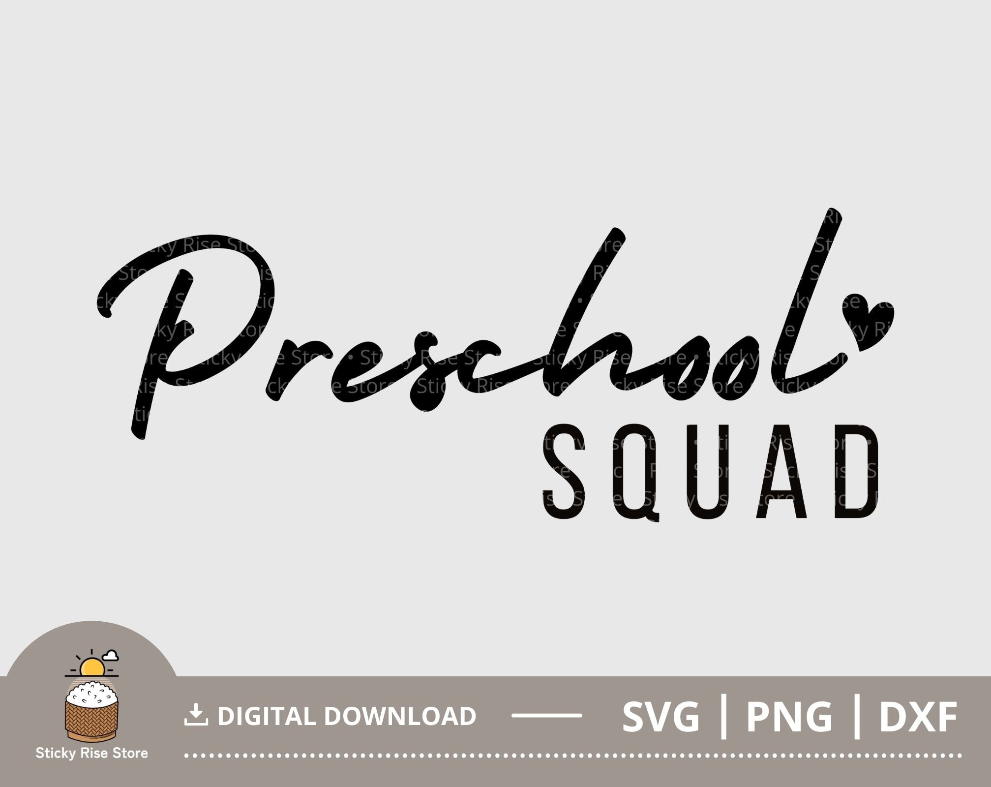 Preschool Squad SVG Preschool Teacher Shirt Svg Pre-k Svg - Etsy