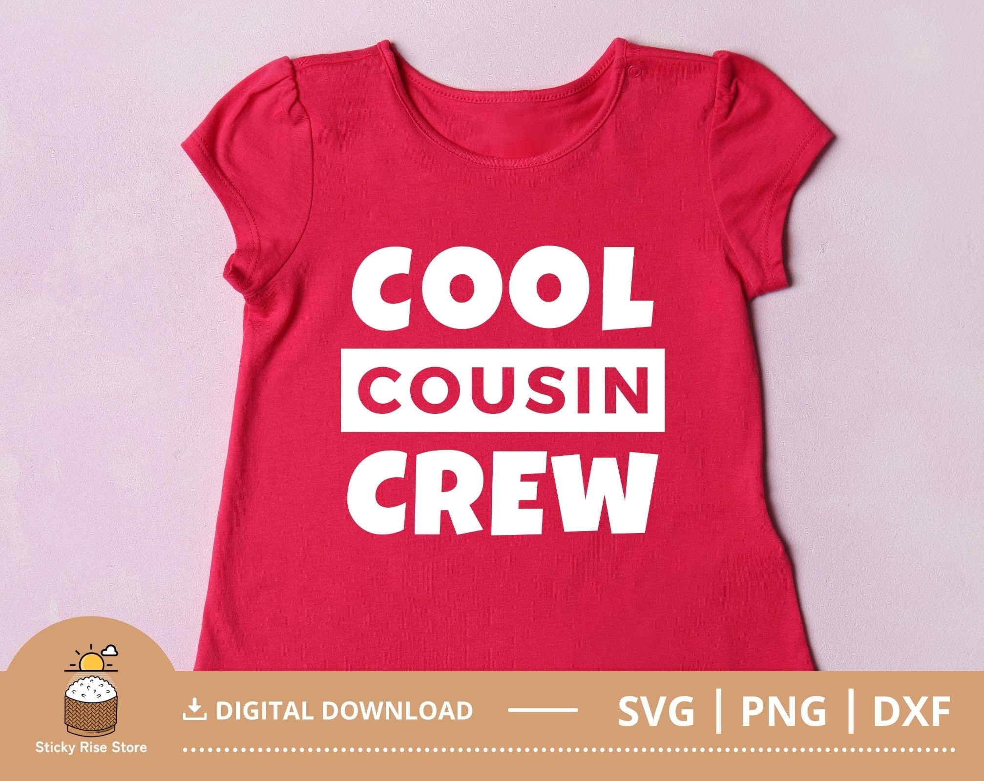 Cool Cousin Crew Svg Png, Cousin Svg, Cousin Squad Png, Family Group ...