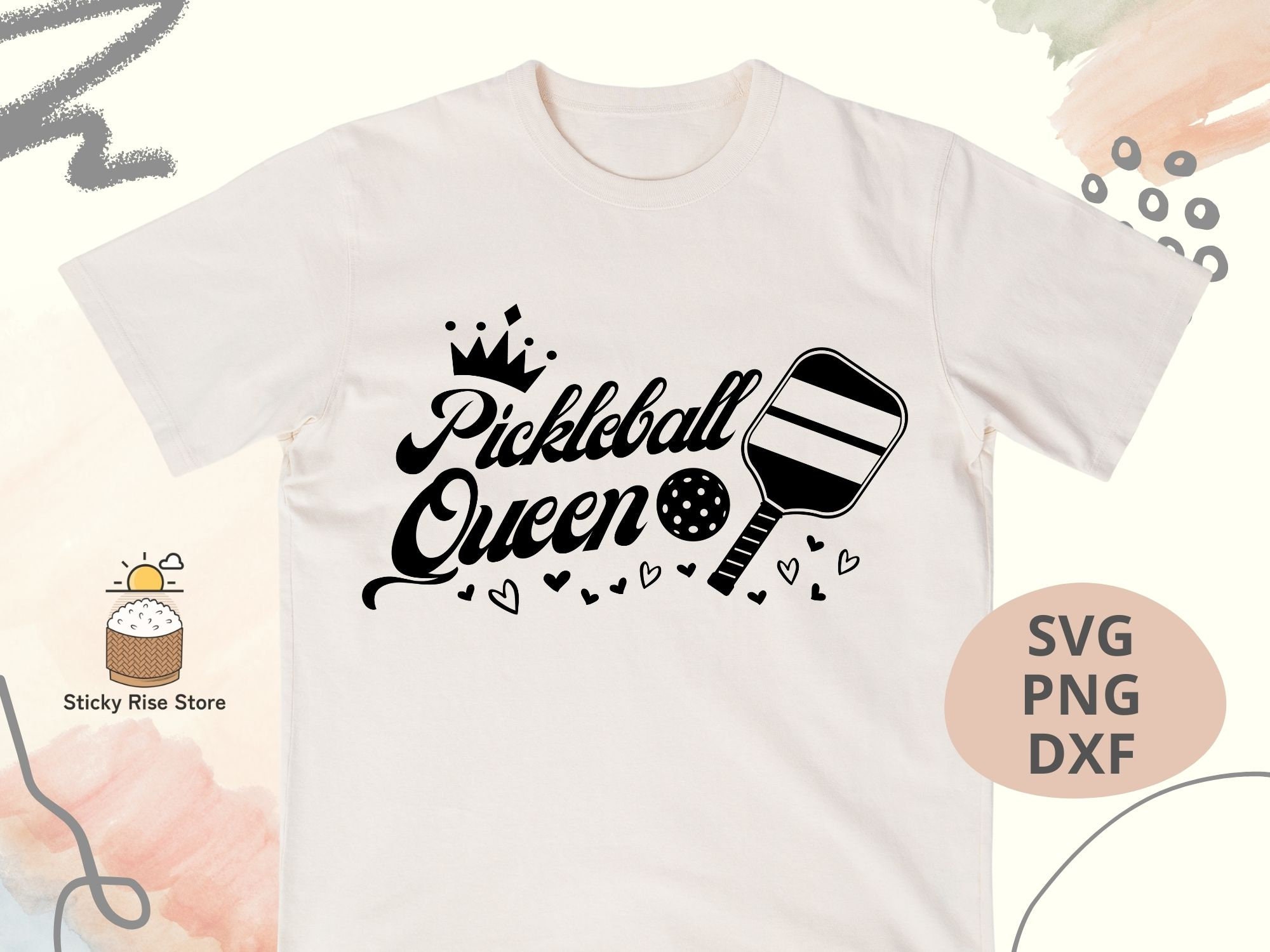 Pickleball Queen Svg, Pickleball Queen Png, Pickleball Svg, Digital ...