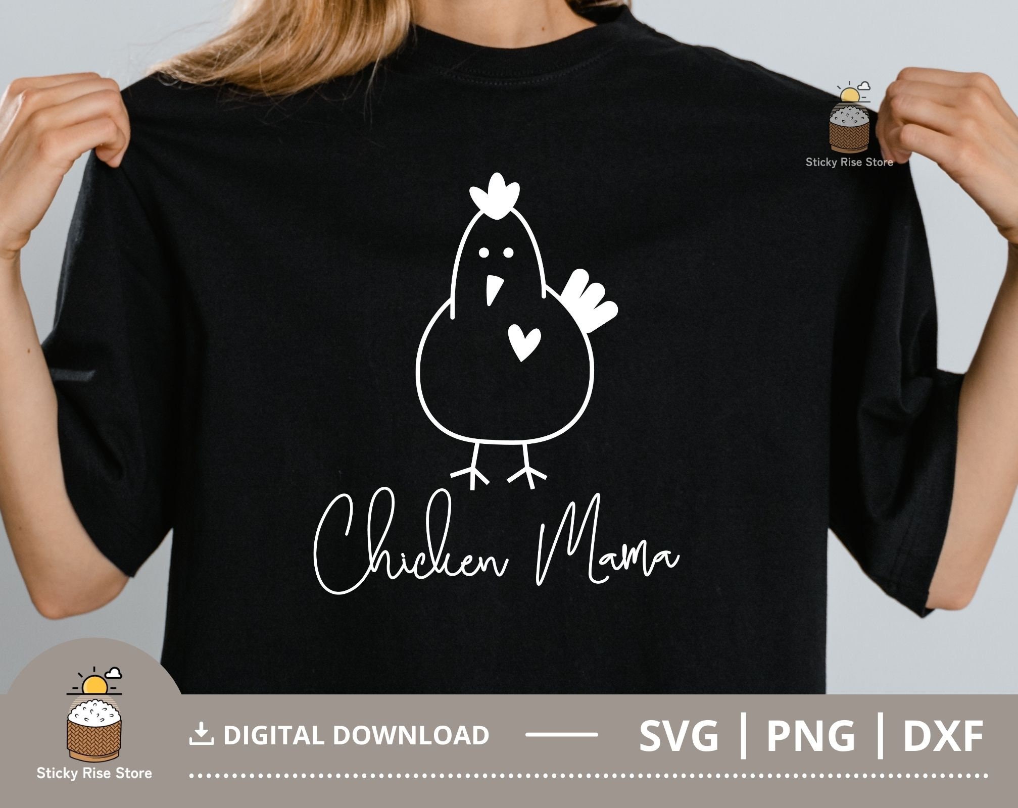 Chicken Mama Svg Crazy Chicken Lady Svg Chicken Mom Svg - Etsy