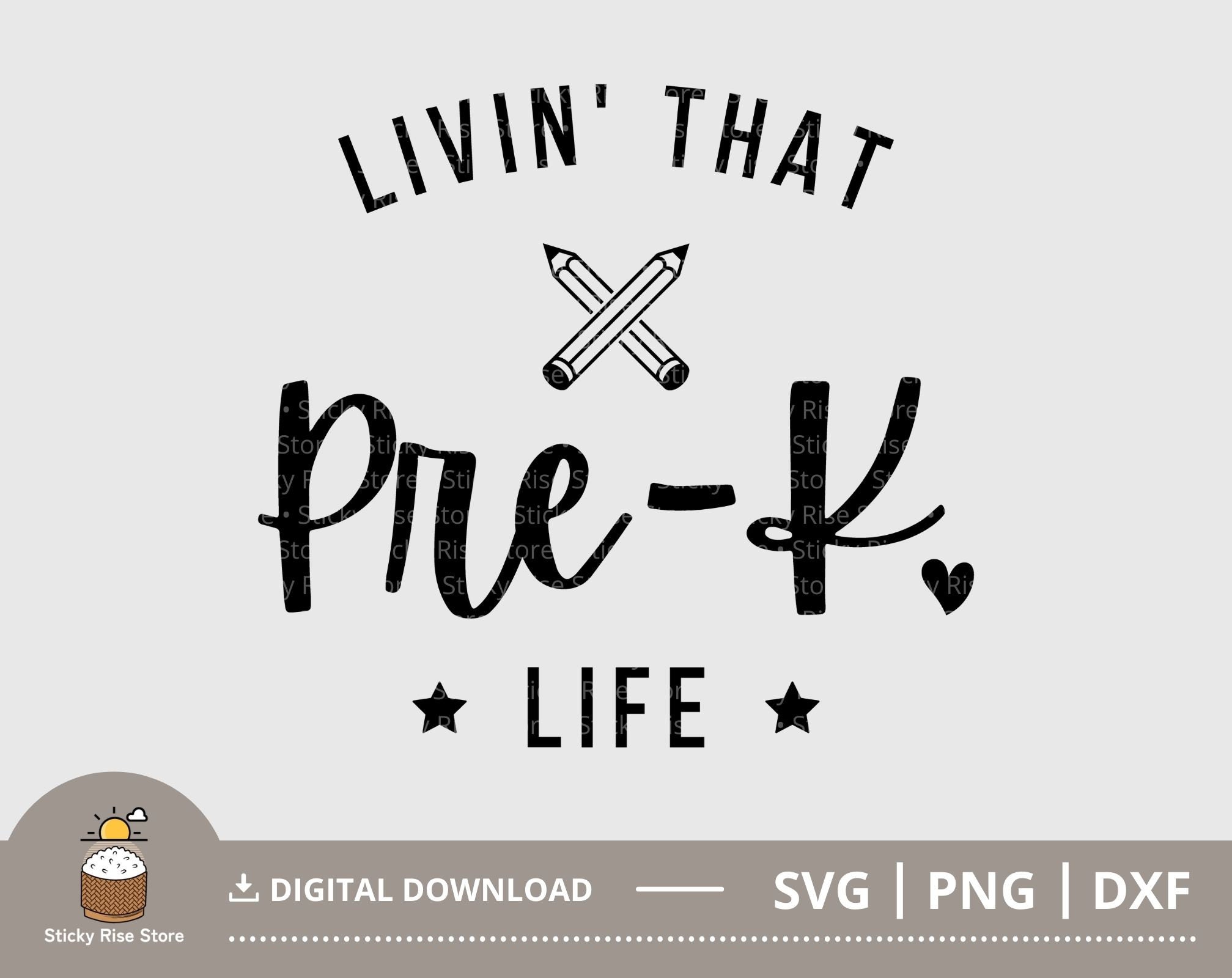 Livin That Pre-k Life SVG Pre K SVG PNG Preschool Svg Prek - Etsy UK