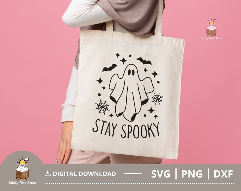 Stay Spooky Svg Ghost Svg Bat Svg Halloween Shirt Svg - Etsy