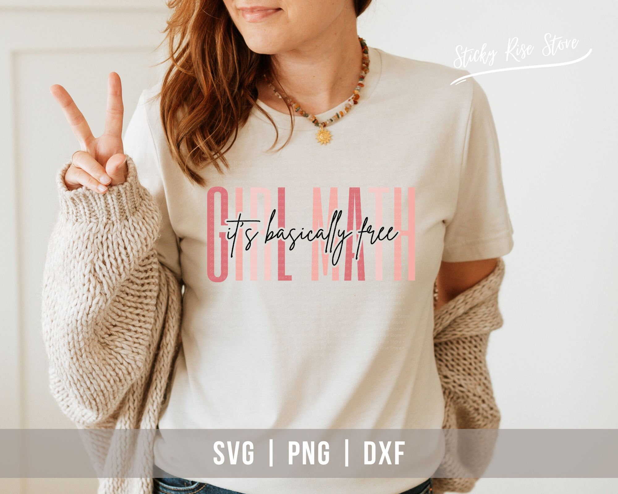 Girl Math Svg Png, Cute Girl Math Shirt, Funny Quote Trend Png, Girl ...