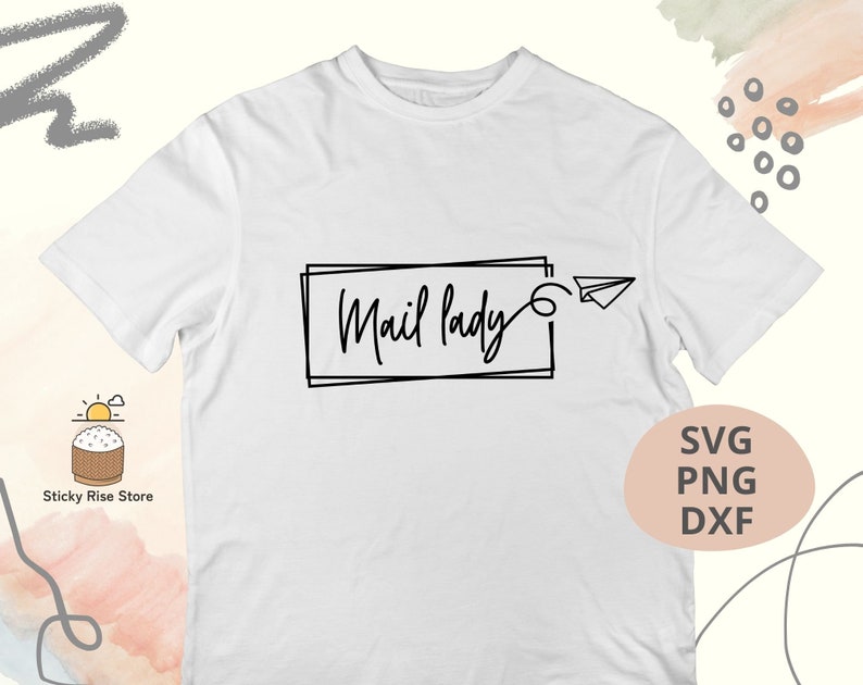 Mail Lady Svg Png Dxf Paper Plane Design Envelope Svg Mail - Etsy