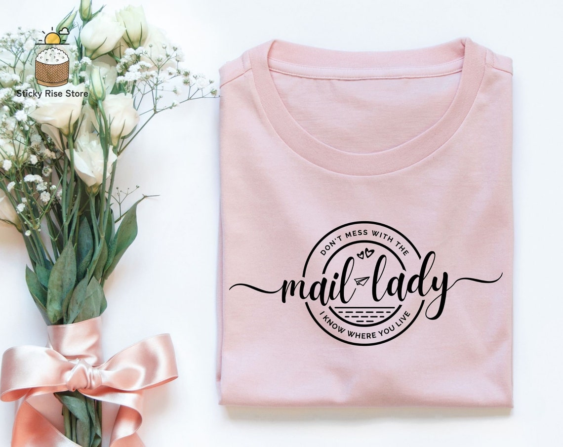 Don't Mess With the Mail Lady Svg Funny Women Mail - Etsy