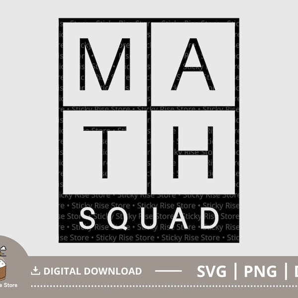 Math Svg - Etsy