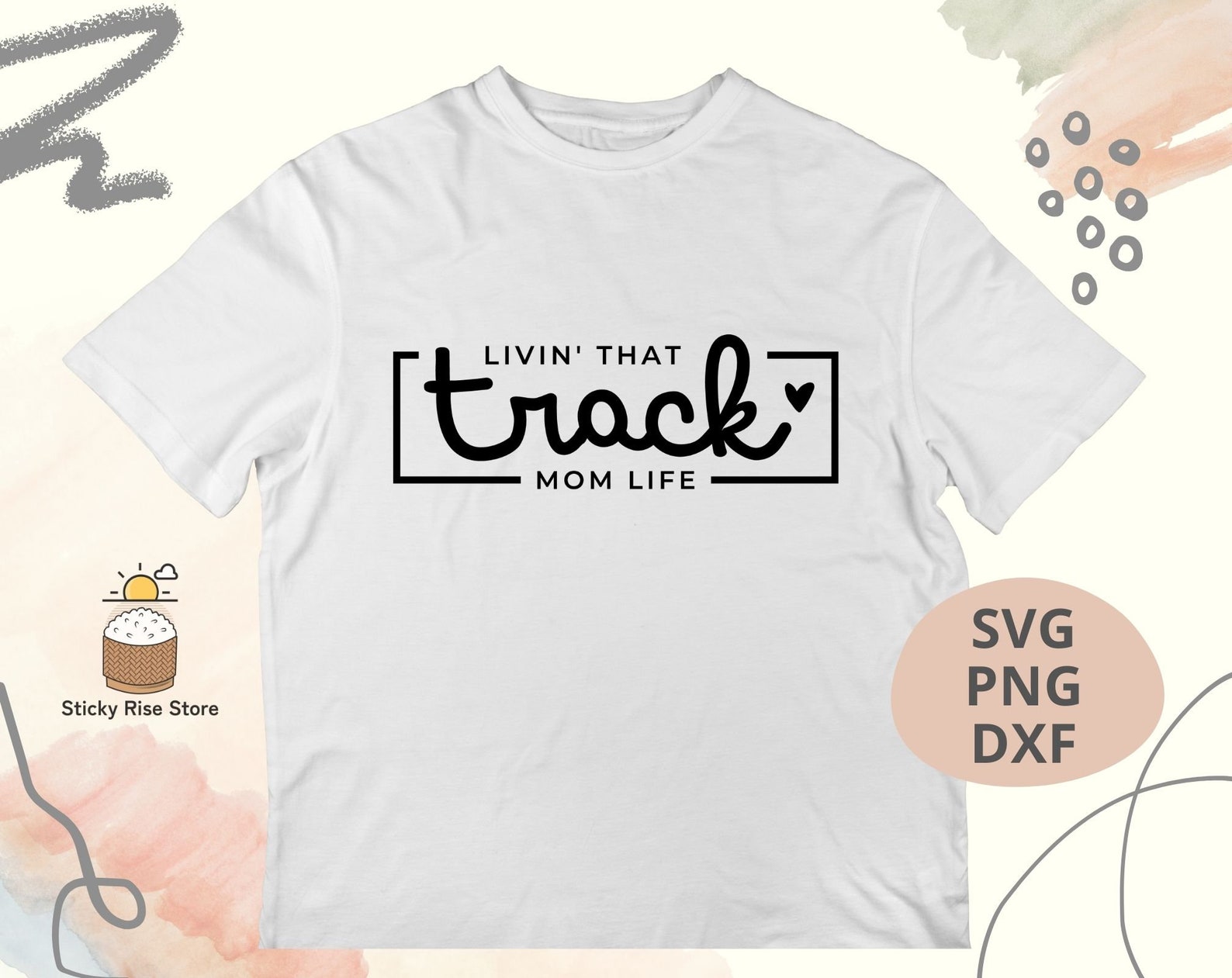 Livin That Track Mom Life Svg Png, Track Mom Svg, Track and Field Svg ...