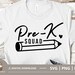 Pre-k Squad SVG, Pre K Teacher Shirt Svg, Pencil Design, Preschool SVG ...