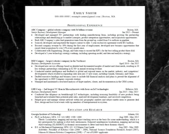 Hot Pink and Purple 80's Themed Minimalist Resume Template - Etsy