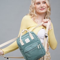 Vanie Canvas Backpack, Mini Backpack for Women, Teens Gift, Birthday ...