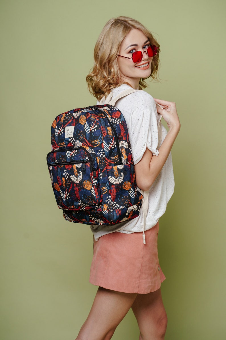 Classic Canvas Backpack Backpack for Women Travel Backpack - Etsy