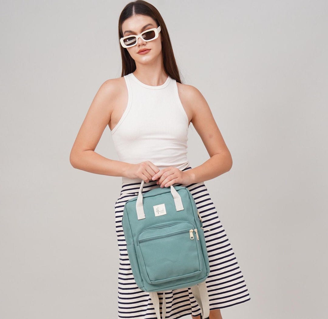 Aki MINI Canvas Backpack, Backpack for Women, Teens Gift, Birthday Gift ...