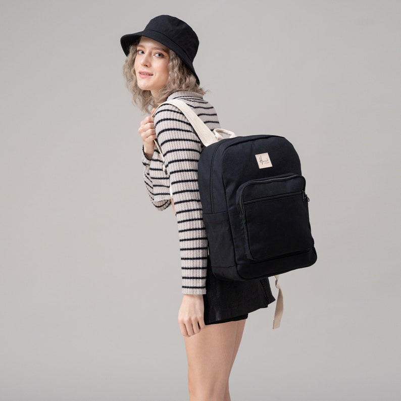 Classic Canvas Backpack Backpack for Women Travel Backpack - Etsy