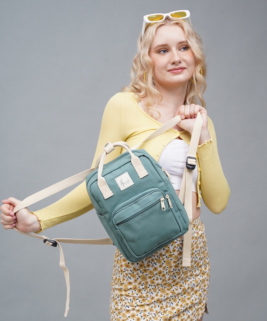 Aki MINI Canvas Backpack, Backpack for Women, Teens Gift, Birthday Gift ...