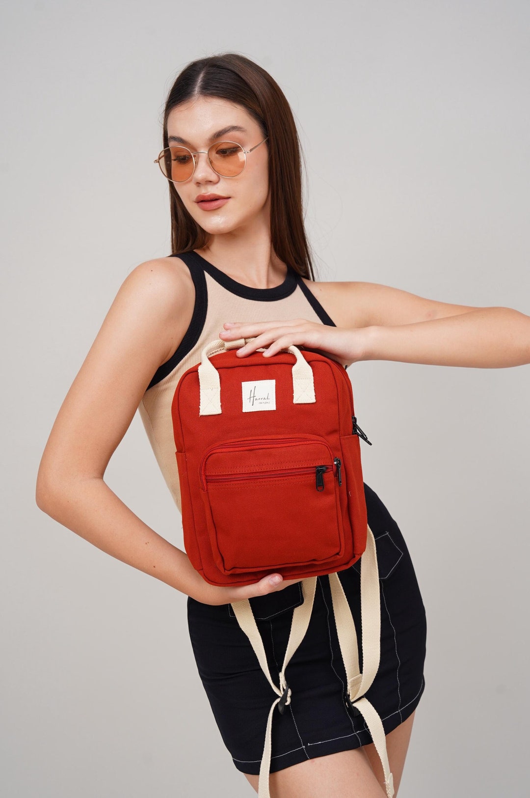 Aki MINI Canvas Backpack, Backpack for Women, Teens Gift, Birthday Gift ...