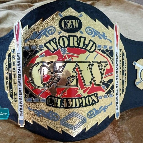 CZW World Championship Wrestling Replica Belt - Etsy