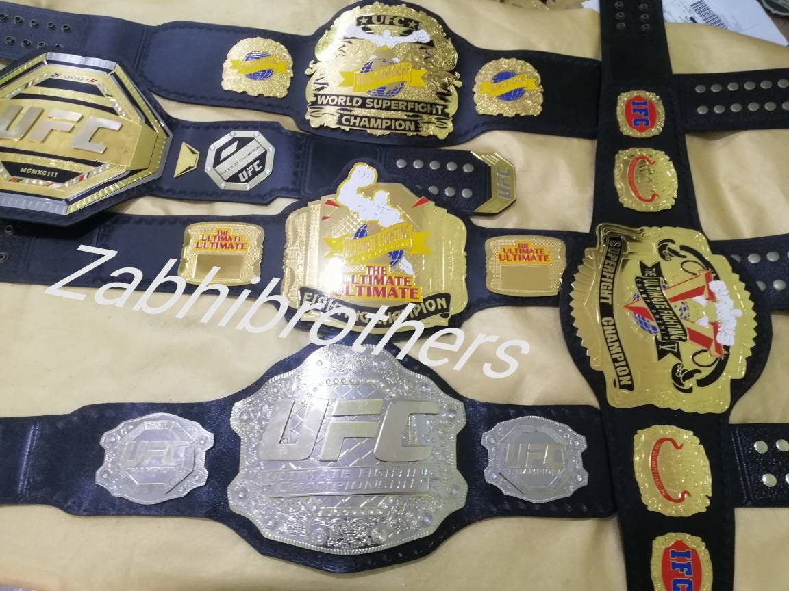 Ufc Ultimate Fighting Championship MMA Replica Belts.one Belt Your ...