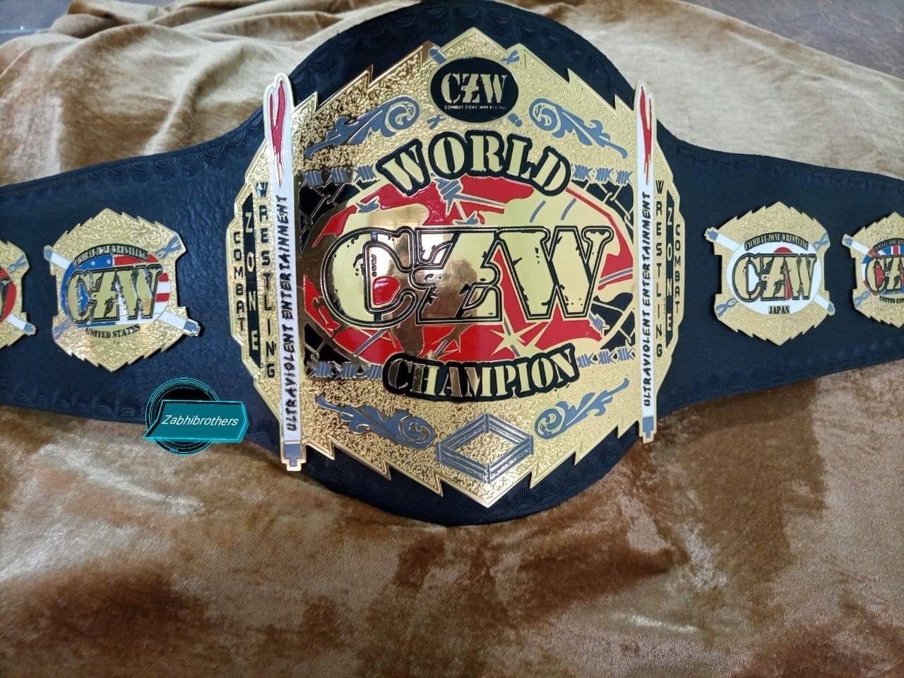 CZW World Championship Wrestling Replica Belt - Etsy