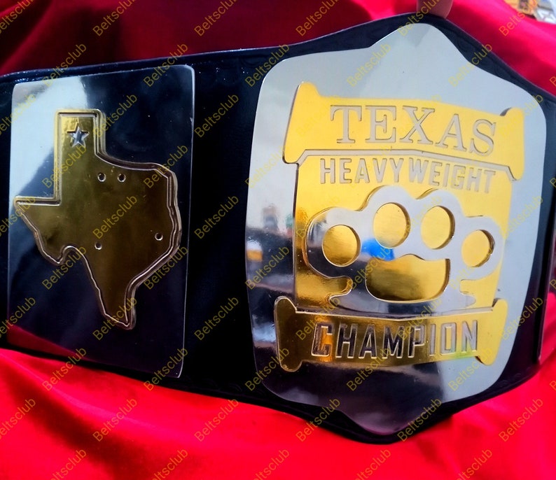 NEW TEXAS Wrestling Championship Replica Belt - Etsy