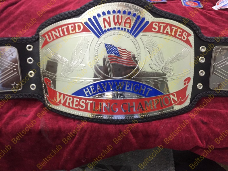 NWA United States Heavyweight US Wrestling Championship Replica Belt - Etsy