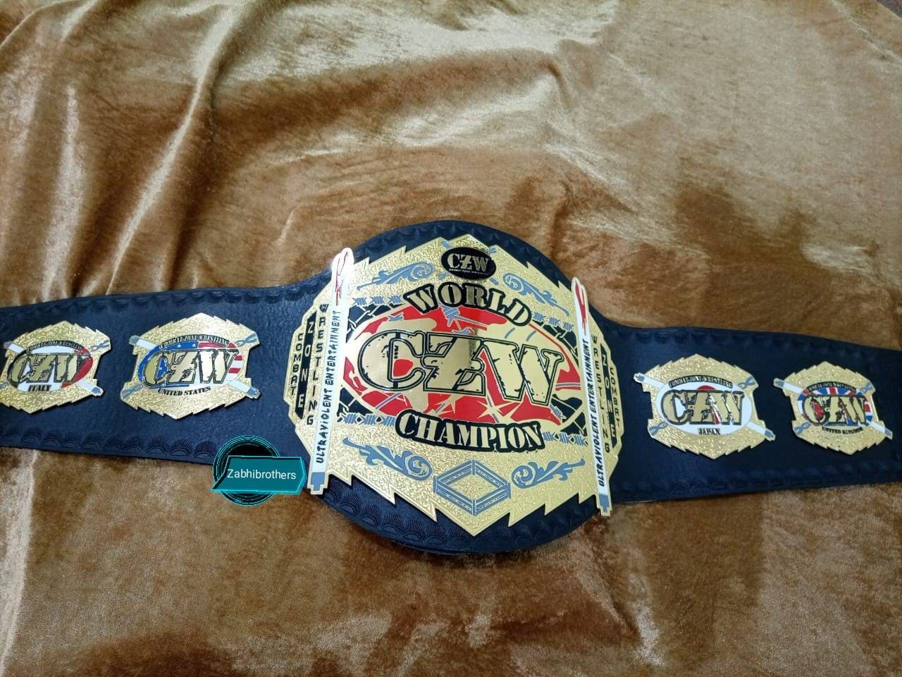 CZW World Championship Wrestling Replica Belt - Etsy