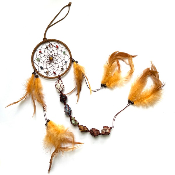 Crystal Dreamcatcher - Etsy