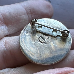 Turza Wells and Andrew Shows Enamel & Inlay Gemstone on Sterling Silver ...