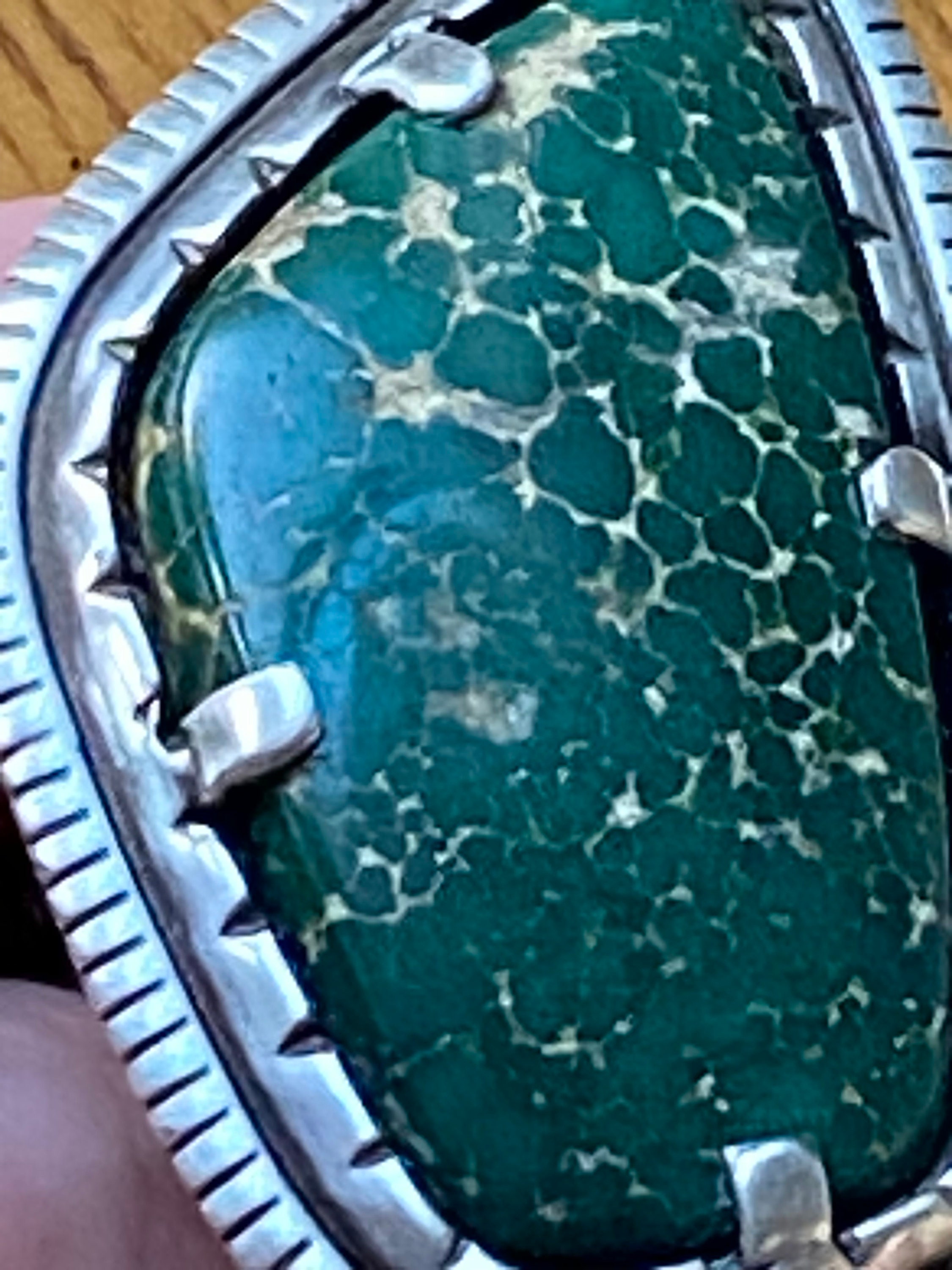 Exceptional Carico Lake Turquoise Fossil Clam Polymorph Ring - Etsy