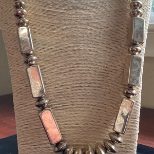 Vintage Navajo Bench Beads, Sterling Silver - Etsy