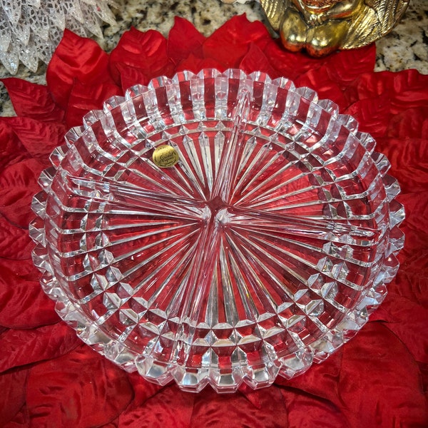 Crystal Relish Tray - Etsy
