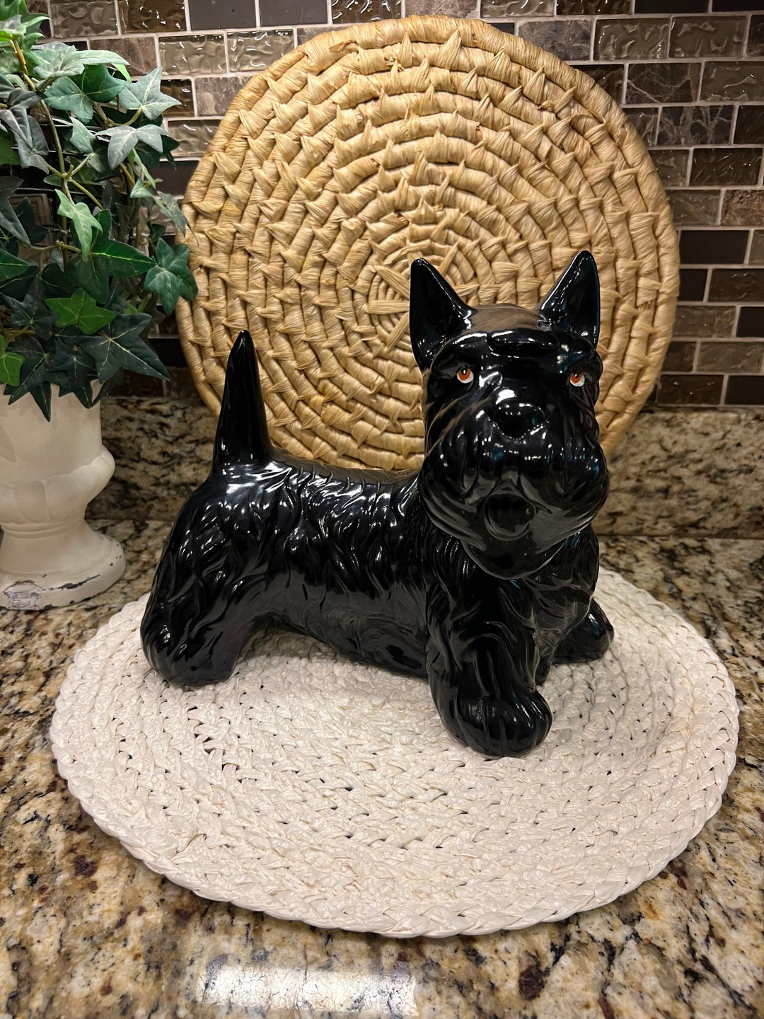 West Highland Terrier Dog ~ Scottie Dog Statue - Etsy