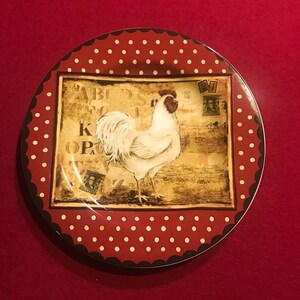 Rooster Plates Farmhouse Inspired Plates ~ French Country Decor - Etsy